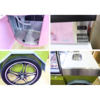 China Raw Material Fruit Trolley Freezers for Mobile Popsicle Ice Cream Food Truck for sale