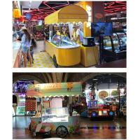China Raw Material Fruit Trolley Freezers for Mobile Popsicle Ice Cream Food Truck for sale