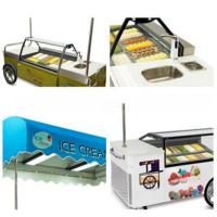 China 240 KG Capacity Commercial Freezer Ice Cream Tricycle with Customization and 220v Power for sale