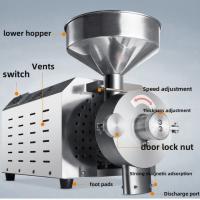 China 50kg/h Output Food Grinder Adjustable Coarseness and Fineness Suitable for Commercial for sale