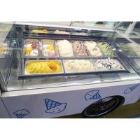 China Summer Street Ice Cream Business Customizable Hand Push Gelato Van with 300L Capacity for sale