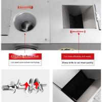 China 570*420*810mm Size Fully Automatic Commercial Meat Grinder for Fresh Frozen Meat Vegetable for sale
