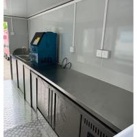 China Customizable Stainless Steel Mobile Fast Food Truck with Toilet Pizza Hamburger Milk Tea Source for sale