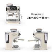 China Commercial Coffee Machine 3-Speed Steam and Milk Foam for Delicious Turkish Coffee for sale