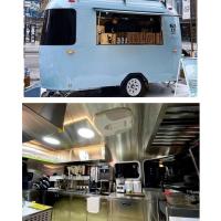 China Merchant Direct Outdoor Mobile Fast Food Carts Kiosk for Cold Drinks Trailer Truck for sale