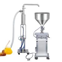 China Filling Material Honey Pneumatic Liquid Paste Feeding Machine For Stable Operation for sale