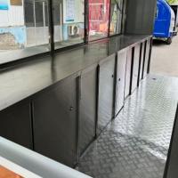 China Fully Equipped Mobile Restaurant Coffee Milk Tea Cold Drink Shop Snack Food Vending Carts for sale