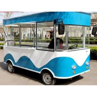 China Electric Power Multi-Function Food Trolley Cart for Fast Food BBQ Pizza and Ice Cream for sale