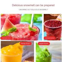 China Commercial Slush Machine Double Cylinder 24 Liters 220/110V 950W with Electric Power for sale
