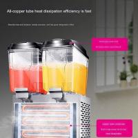 China Commercial Slush Machine Double Cylinder 24 Liters 220/110V 950W with Electric Power for sale