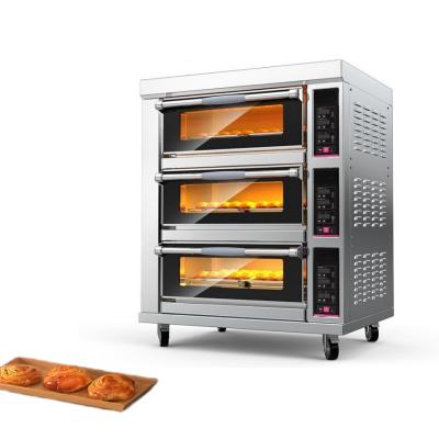 China Multi-Layer Gas Oven for Large Cakes Breads Pizzas Steaks in Commercial Kitchens for sale