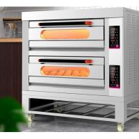 China High Capacity 3 Layers 9 Trays Deck Oven Made of Stainlee Steel for Bakery Production for sale