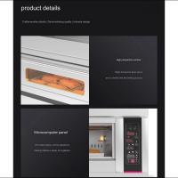 China 220v Customizable Food Deck Oven With Accurate Temperature Control And Steam Function for sale
