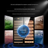 China 304 Stainless Steel Commercial Mirror Glass Display Wine Cooler Fridge for Restaurant for sale