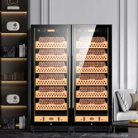 China 304 Stainless Steel Commercial Mirror Glass Display Wine Cooler Fridge for Restaurant for sale