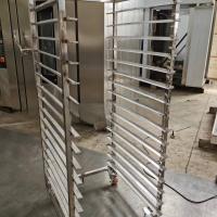 China 64 Rotary Bread Bakery Equipment Stainlee Steel Hot Air Circulation Convection Oven for sale