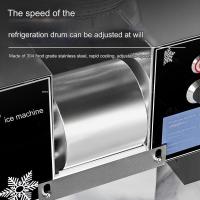 China Snow Ice Machine 120kg Output 750W Power Detachable Design for Food Industry Equipment for sale