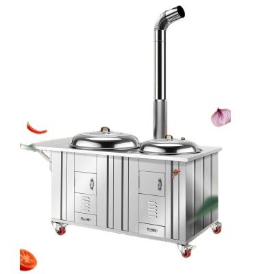 China Chinese Old Style Iron Pot Stew Cookware Food Truck with 304 Stainless Steel Material for sale