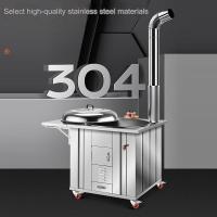 China Chinese Old Style Iron Pot Stew Cookware Food Truck with 304 Stainless Steel Material for sale