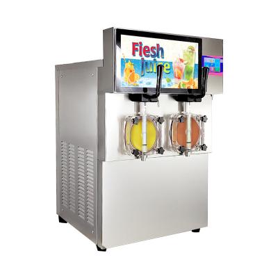 China 20L Commercial Smoothie Ice Slush Machine Stainess Steel Multi-Function Slushy Maker for sale