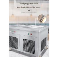 China Stainless Steel Commercial Desktop Roll Ice Cream Maker for Sustainable Development for sale