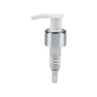 China 24/410 28/410 Aluminum Gold Cosmetic Pump Plastic Emulsion Dispenser for Hand Wash Bottle Refillable Lotion Pump for Body Wash for sale