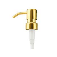 China Ribbed Closure Plastic Lotion Pump PP Material 28mm Custom Color for Cosmetic Dispensing for sale