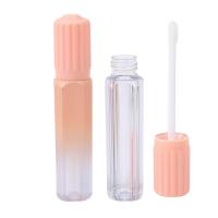 China Custom Gear Cover Lip Glaze Tube with Brush Applicator - 5ml to 15ml Capacity in Multiple Colors for sale