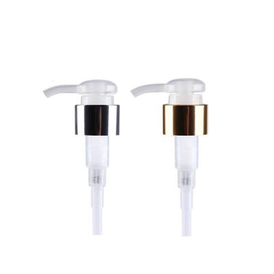 China 28/410 Aluminum Lotion Dispenser Pump for Personal Care Bottles 2ml Output for sale