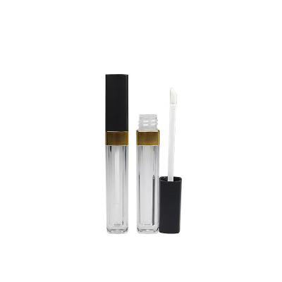 China Slender Square Lip Glaze Tube 5-10ml Capacity for Precision Cosmetics Contouring and Custom Colors for sale