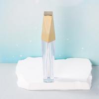 China 4.5ml Custom Color Lip Glaze Tube Irregular Diamond Shape with Flocked Wand Applicator for sale