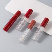 China Custom Plastic Lip Glaze Tube Bottle 3.8ml Durable Cosmetic Packaging for sale