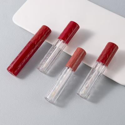 China Custom Plastic Lip Glaze Tube Bottle 3.8ml Durable Cosmetic Packaging for sale
