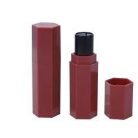 China Hexagonal Plastic Lipstick Tube 5ml for Lipstick Blush Stick Glossy Effect Cosmetic Packaging for sale