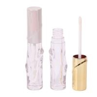 China 4.5ml Screw Cap Metal Lip Glaze Tube Irregular Design for Lip Gloss Packaging for sale