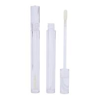 China 4.5ml Plastic Lip Glaze Tube with Screw Cap Slim Design Customizable Logo for sale