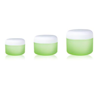 China 50g Plastic Airless Cream Jar with Double Wall Support for Cosmetic Skincare - Custom Colors & Logo Printing for sale