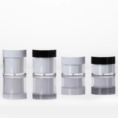 China Refillable 30g 50g Double Thick Wall Cream Jar for Skincare and Personal Care with Custom Logo Printing for sale