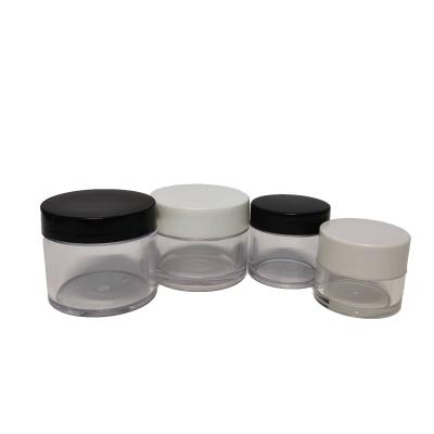 China Universal Design Plastic Cream Jar 20g 30g 50g 100g Capacity with Custom Color and Logo Options for sale