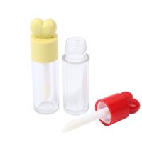 China 5ml Love Lip Glaze Tube Macaron Color Cute Small Portable Liquid Eye Shadow for sale