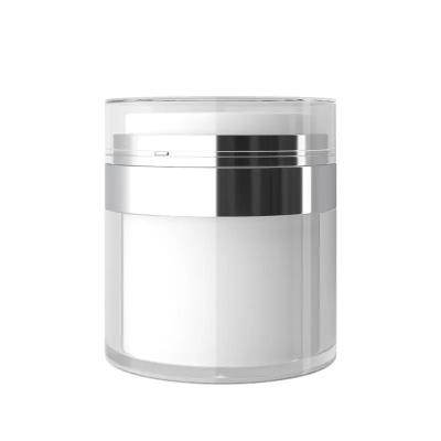 China 15G 30G 50G 100G Plastic Airless Jar with Vacuum Pump for Cosmetics and Pharmaceuticals for sale