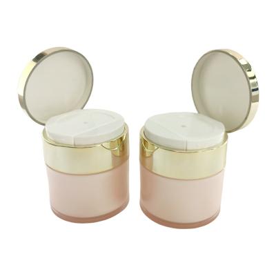 China 50ml Acrylic Cream Airless Jar for Skincare Packaging with Custom Logo Printing and Multiple Finishing Options for sale
