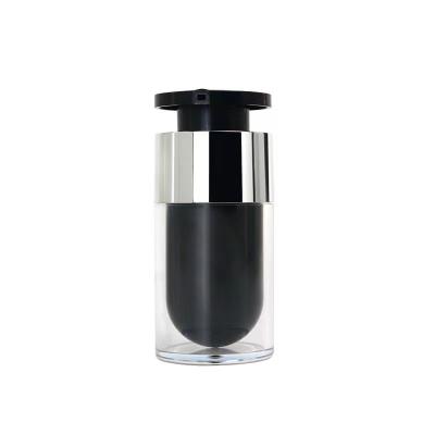 China 15ML 30ML 50ML Acrylic Lotion Bottles - Clear Plastic Containers with Custom Color Options for sale
