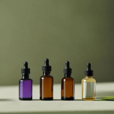 China Custom Essential Oil Glass Bottles 10ML to 500ML with Dropper & Roller Ball Options for sale