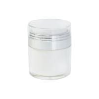 China Refillable 50G Acrylic Airless Cream Bottle with Replaceable Inner Jar - Custom Colors and Logo Printing for sale