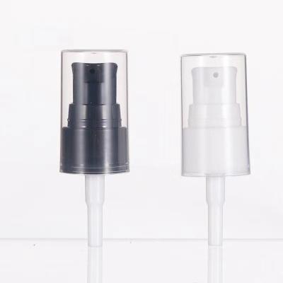 China 18/410 Cream Dispenser Pump for Cosmetic Bottles Aluminium-Plastic Closure 0.3ml for sale
