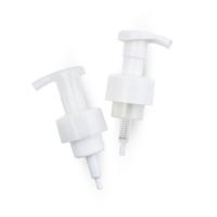 China Customized 40mm 42mm 43mm Plastic Foam Pump Dispenser with Clips for Cosmetic Bottles for sale