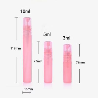 China 3ML 5ML 10ML Plastic Perfume Sprayer Pen Empty Container with Matte Finish and Fine Mist Nozzle for sale