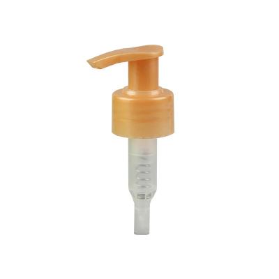 China Yellow 28/410 Lotion Dispenser Pump for Shampoo Skincare 100ml for sale