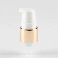 China Luxury Gold Cosmetic Lotion Pump with White Actuator for Skincare Bottles for sale